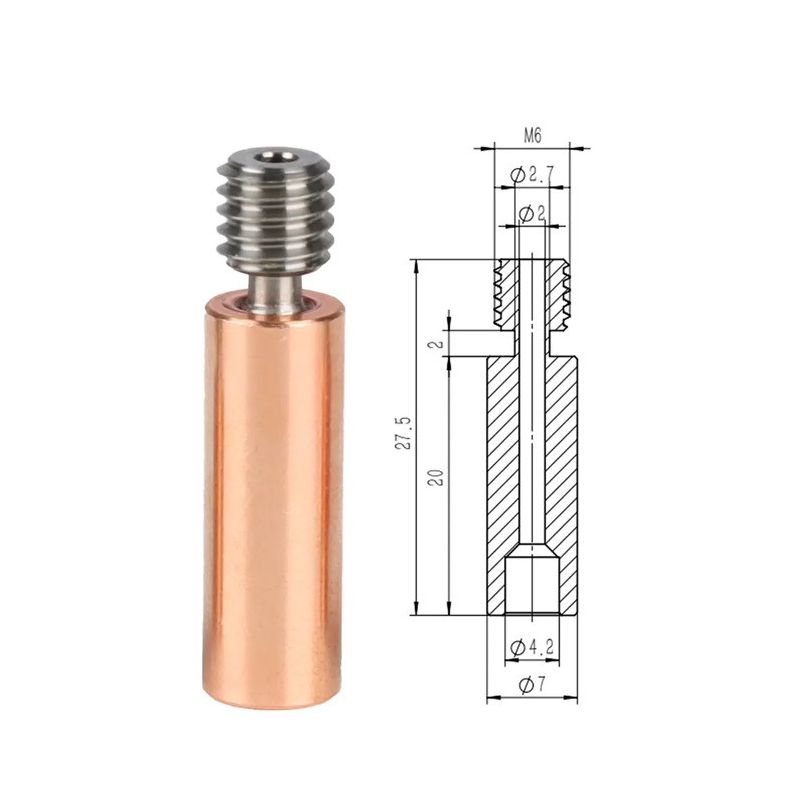 Heatbreak Bi-metal pro Hotendy Ender