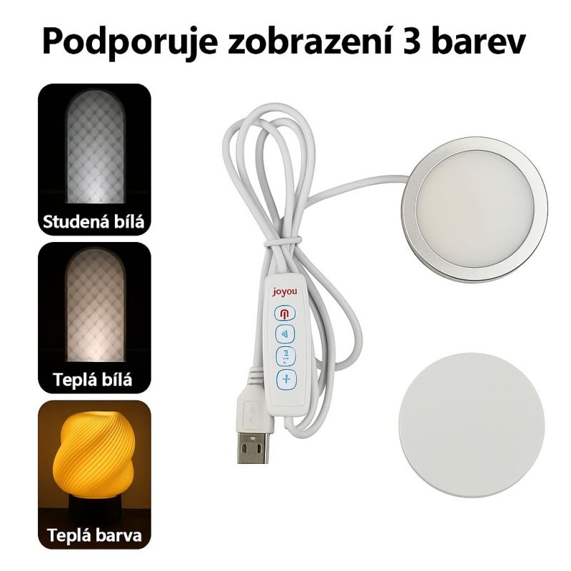 "Bambu Lab" LED Lamp Kit 001 - Volba barvy světla
